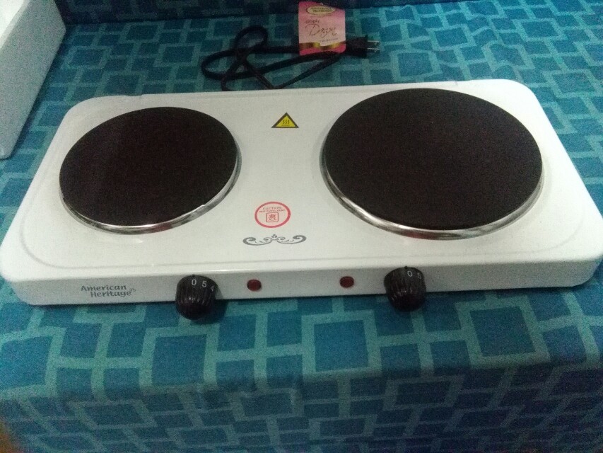 American Heritage Electric stove double hot plate, TV & Home Appliances ...