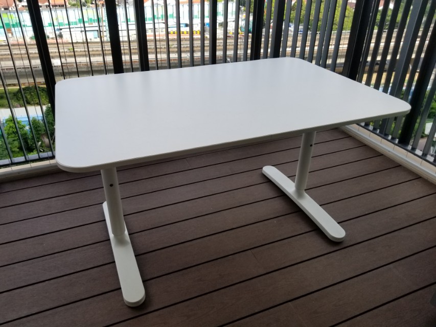 IKEA Bekant Table 120*80cm, Furniture & Home Living, Furniture, Tables ...
