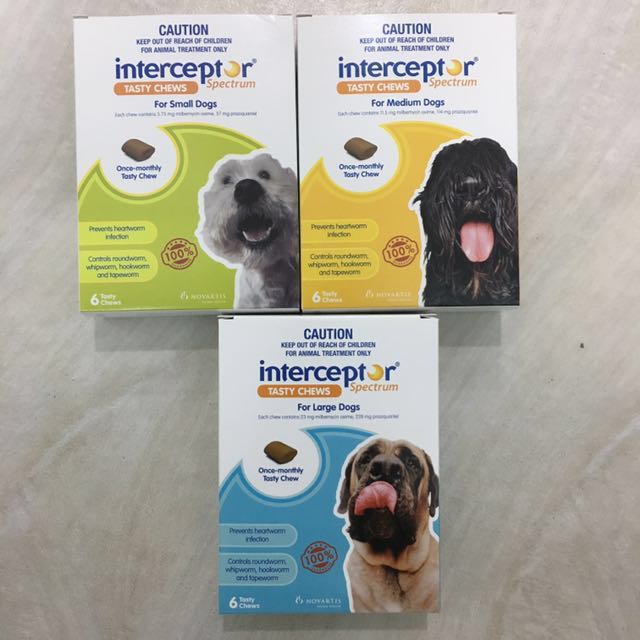 Interceptor Spectrum For Dogs, Pet Supplies on Carousell