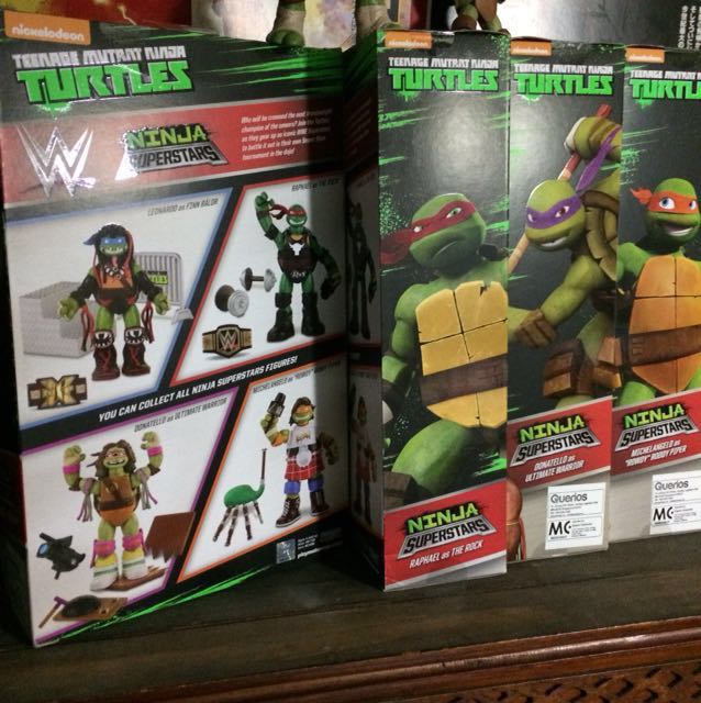 TMNT / WWE Ninja Superstars 2 - Complete Set of 4, Hobbies & Toys, Toys ...