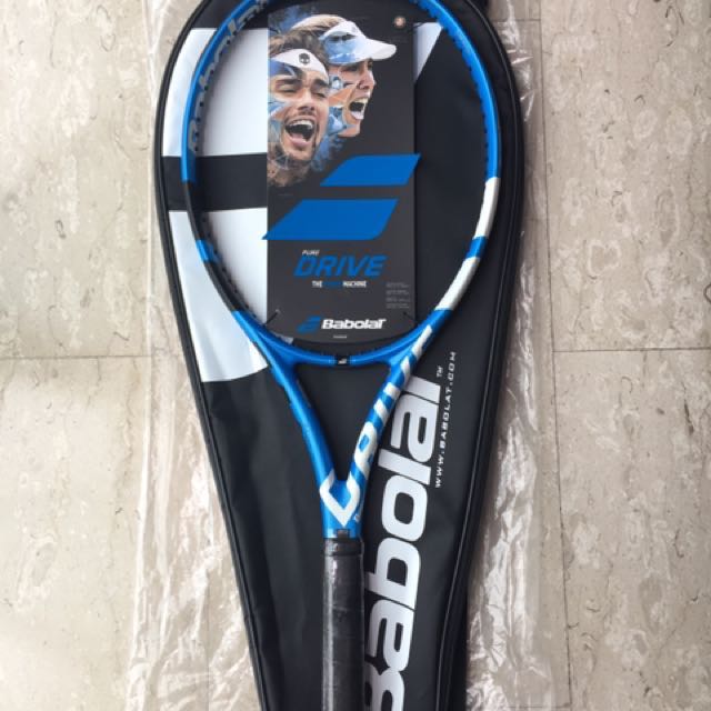 Babolat Pure Drive 2018 Tennis Racket, Sports Equipment, Sports & Games ...