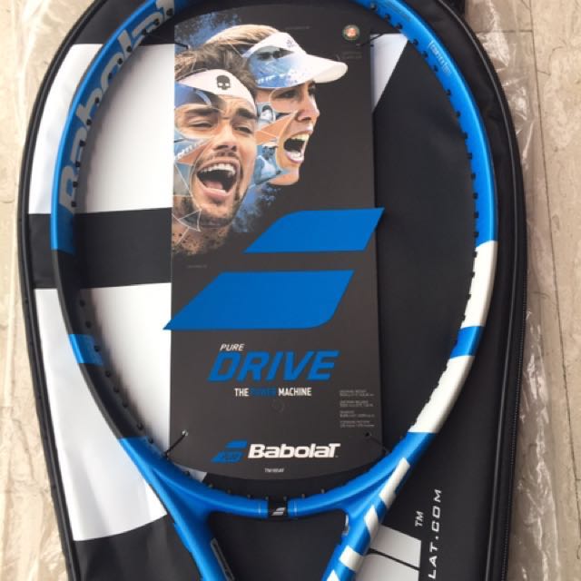 Babolat Pure Drive 2018 Tennis Racket, Sports Equipment, Sports & Games ...
