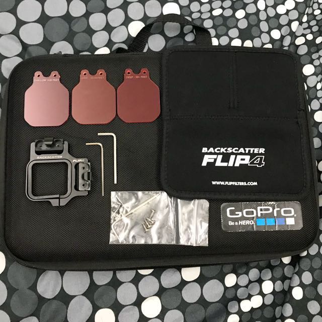 Backscatter FLIP 4.0 underwater Gopro video filters + original gopro ...
