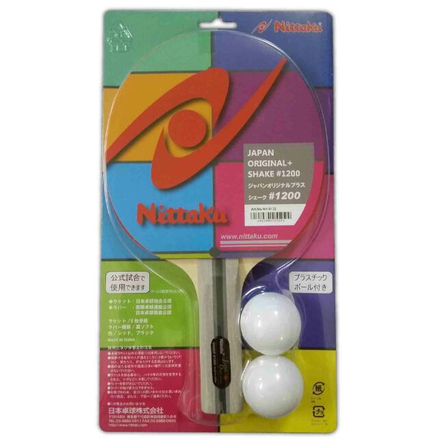 Nittaku Japan Original 1200 Table Tennis Racket Shakehand New, Men's Fashion, Activewear on ...