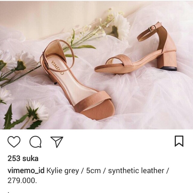 Vimemo kylie nude, Fesyen Wanita, Sepatu di Carousell