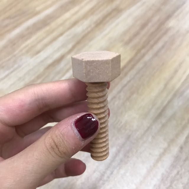 Wooden screws from DAISO, Hobbies & Toys, Stationery & Craft, Craft ...