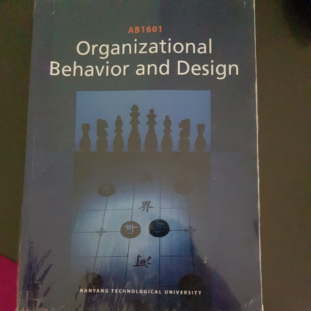 AB1601 Organizational Behavior And Design, Hobbies & Toys, Books ...