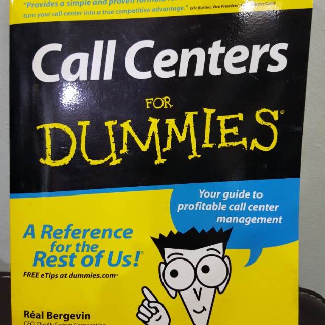 Book - Call Centers for Dummies, Hobbies & Toys, Books & Magazines ...