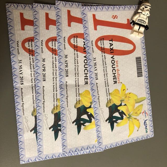 Comfort/Citicab Vouchers $40, Tickets & Vouchers, Vouchers on Carousell