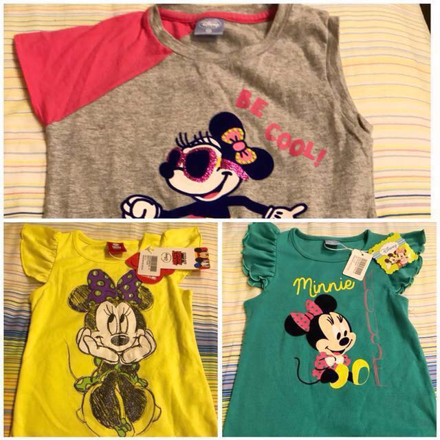 Disney Minnie Mouse Top *100% cotton*, Babies & Kids, Babies & Kids ...