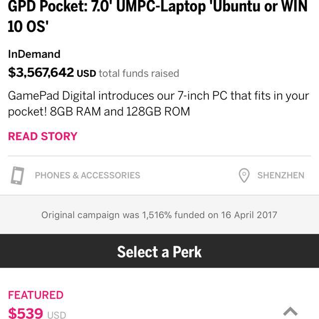 GDP POCKET, Computers & Tech, Laptops & Notebooks on Carousell