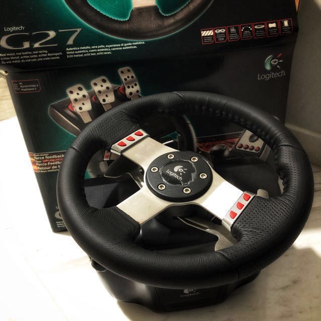Logitech G27 Racing Wheel, Video Gaming, Gaming Accessories ...