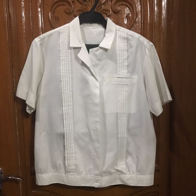 Miriam College Blouse Uniform, Women's Fashion, Tops, Blouses on Carousell