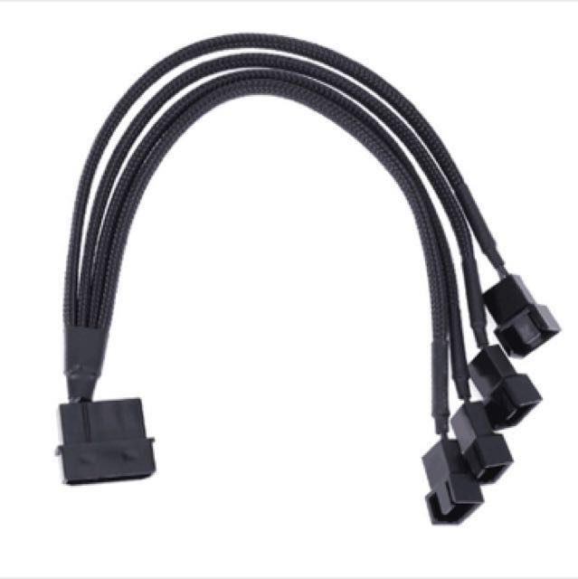 Molex 4 pin male to 3/4 pin fan connector || NO PWM Control, Computers ...