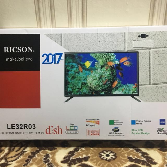 Tv Jenama Haier Berwarna Biru Bila On