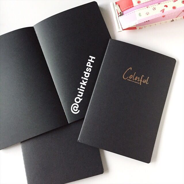 Plain Black Notebook, Hobbies & Toys, Stationary & Craft, Craft ...