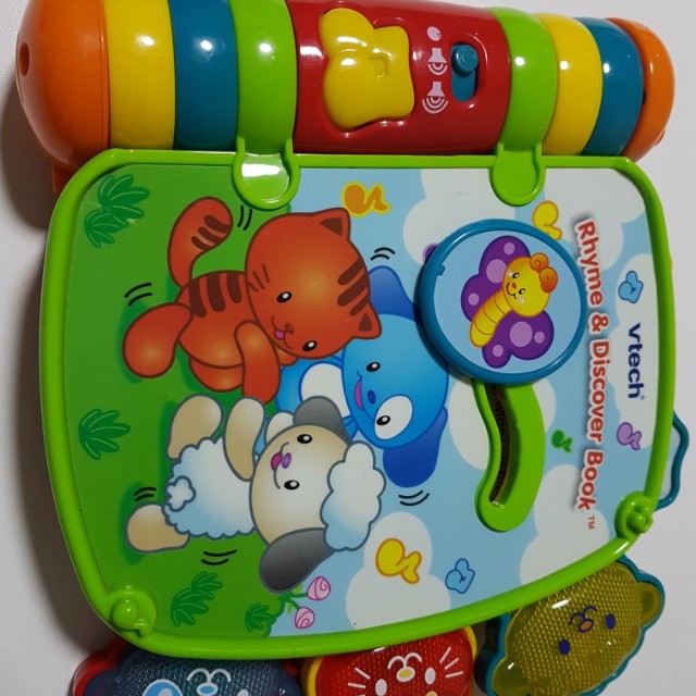 V-tech Rhyme & Discover Musical Book, Hobbies & Toys, Books & Magazines ...