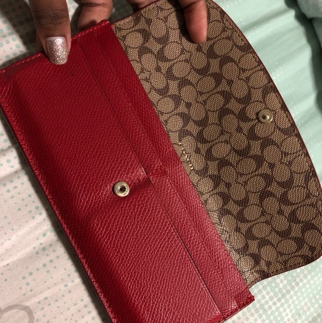 Authentic Coach Wallet, Luxury, Bags & Wallets on Carousell