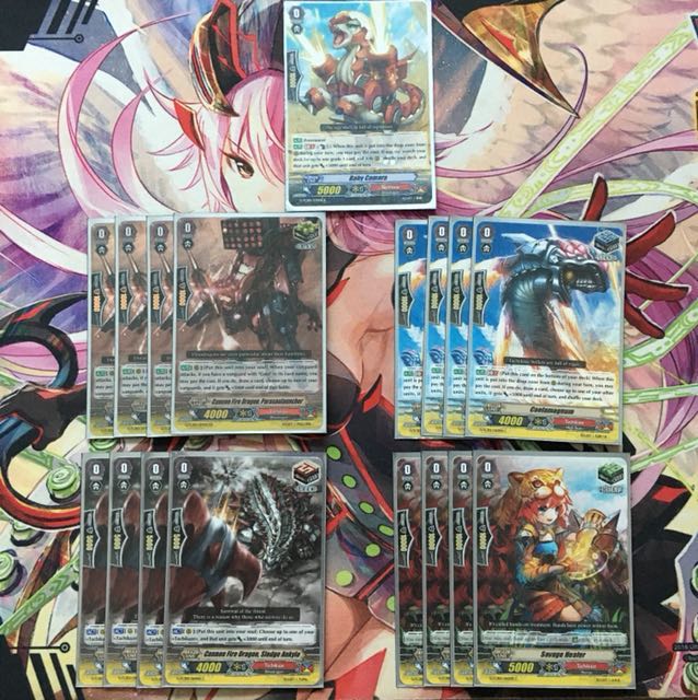 Cardfight Vanguard English Tachikaze Gaia Emperor Deck, Hobbies & Toys ...