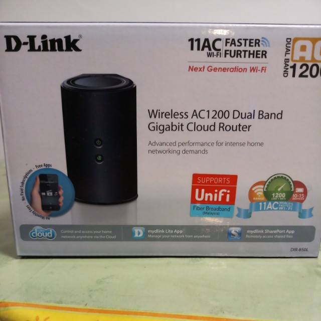 D-Link Dual Band router AC1200, Computers & Tech, Parts & Accessories ...