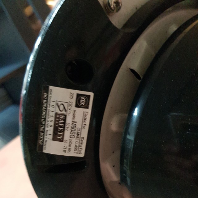 KDK ceiling fan M60SG, Furniture & Home Living, Lighting & Fans, Fans ...