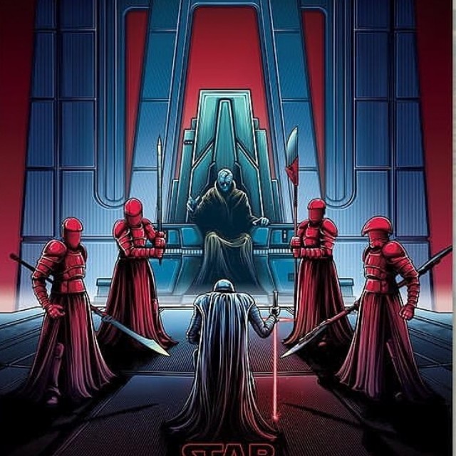 OFFICIAL IMAX STAR WARS THE LAST JEDI CONCEPT ART POSTER 4/4 ...