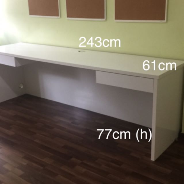 Study table for 2, Furniture & Home Living, Furniture, Tables & Sets on ...