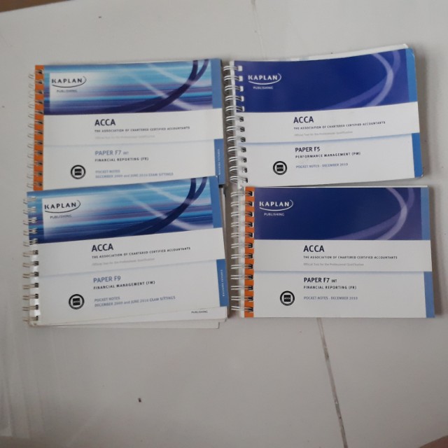 ACCA Pocket Notes, Hobbies & Toys, Books & Magazines, Textbooks on ...