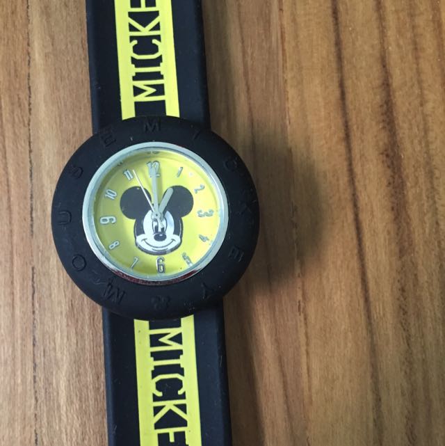 Authentic Original Mickey Mouse Slap Watch, Babies & Kids, Babies ...