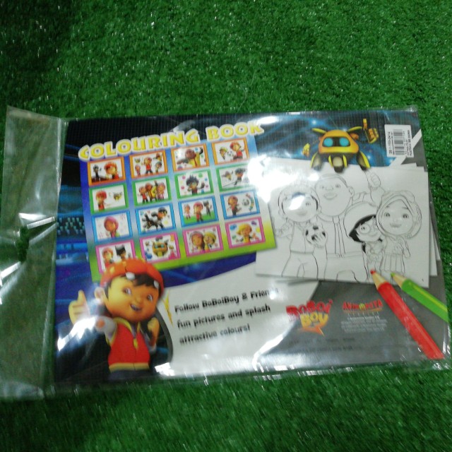 Boboiboy coloring book x stationary, Hobbies & Toys, Stationery & Craft ...