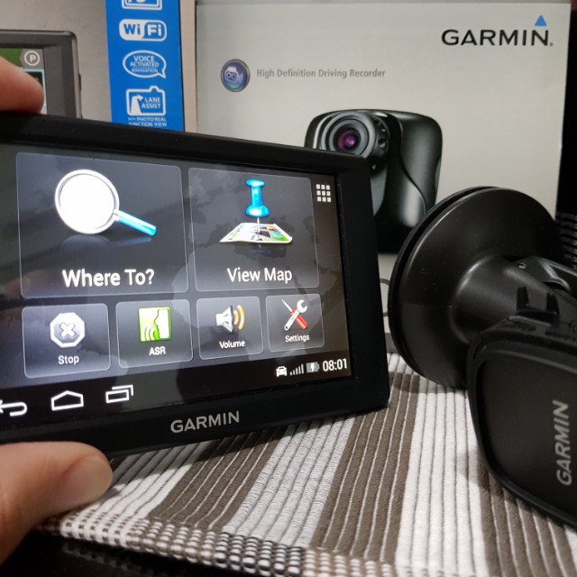 Garmin GPS + front /back camera, Car Accessories on Carousell