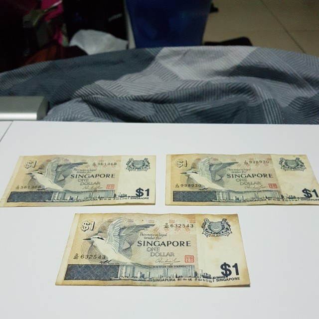 Old singapore notes, Vintage & Collectibles, Currency on Carousell