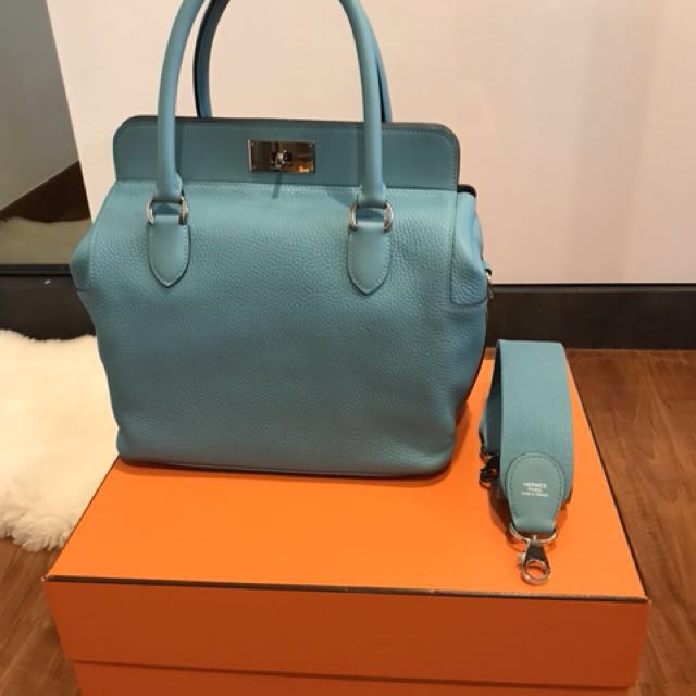 Hermes Toolbox 26, Luxury, Bags & Wallets on Carousell