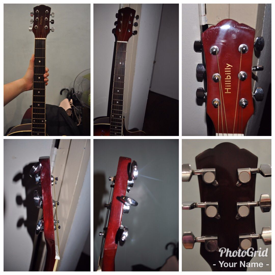 RJ Hillbilly Series Premium Slim Guitar , Hobbies & Toys, Music & Media ...