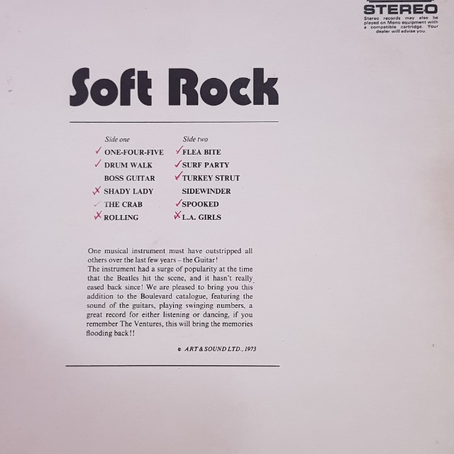 Soft Rock Vinyl Record, Hobbies & Toys, Music & Media, Vinyls on Carousell