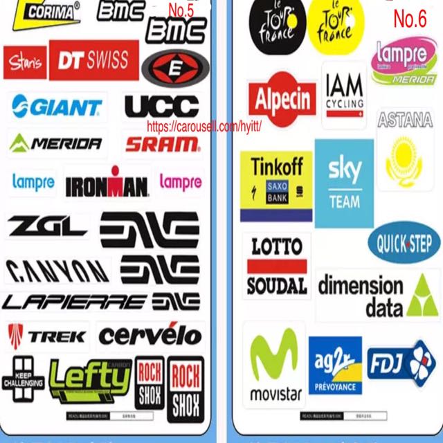 Sticker bicycle sticker scooter sticker, Hobbies & Toys, Stationery ...