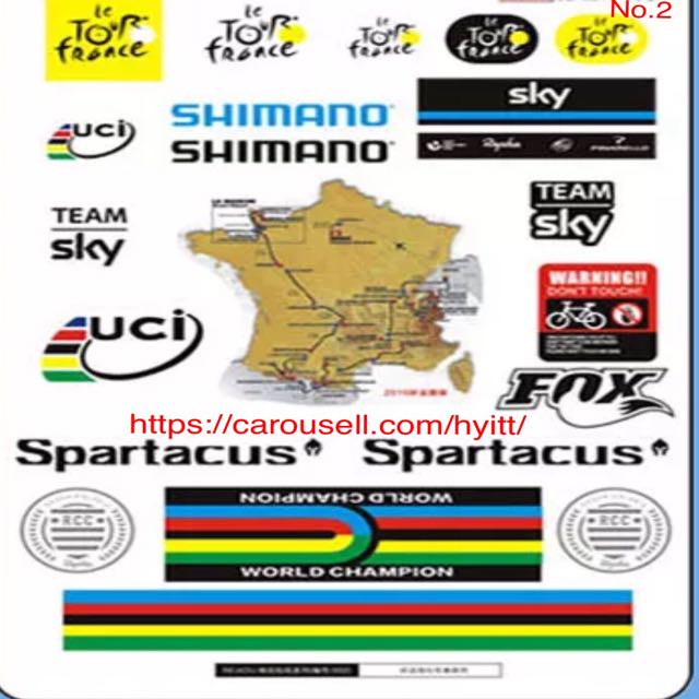 Sticker bicycle sticker scooter sticker, Hobbies & Toys, Stationery ...