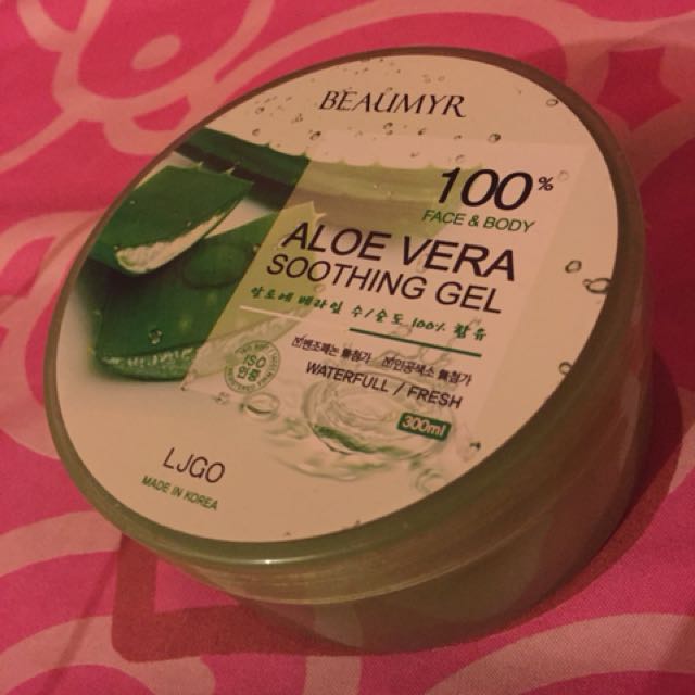Beaumyr Aloe Vera Gel, Beauty & Personal Care, Face, Face Care on Carousell