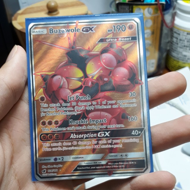 Buzzwole full art GX, Hobbies & Toys, Toys & Games on Carousell
