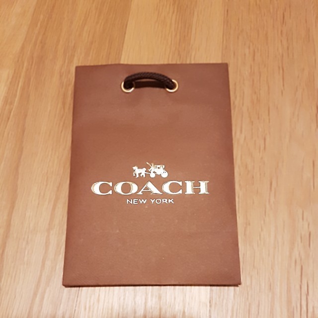 Coach Paper Bag, Luxury, Accessories on Carousell