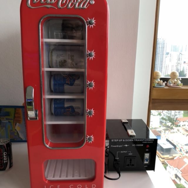 Coca Cola Retro Vending Fridge including the transformer, Furniture ...