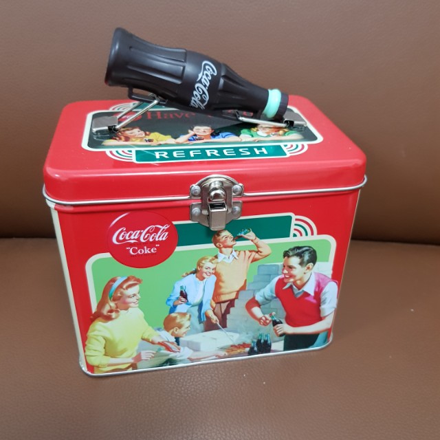 Coca-Cola Tin Box, Everything Else on Carousell