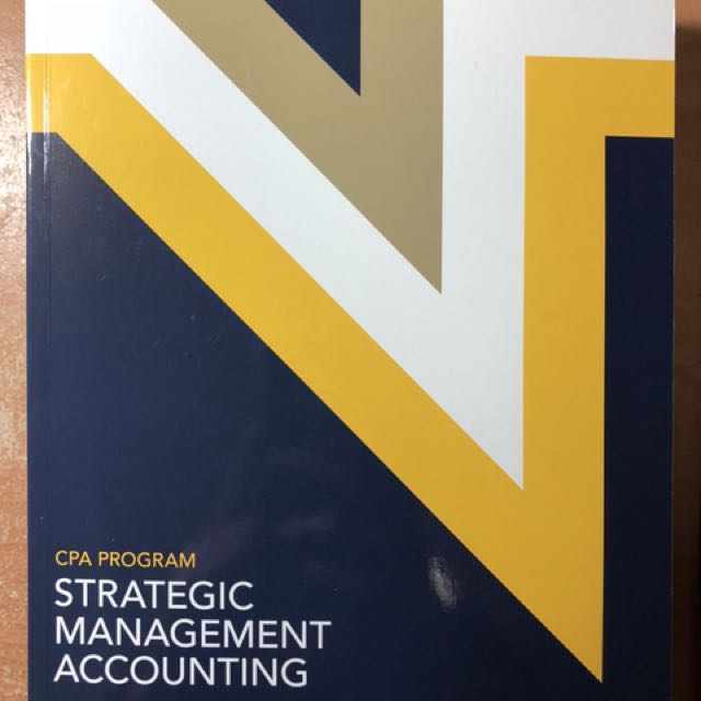 CPA Australia Strategic Management Accounting Textbook, Hobbies & Toys ...