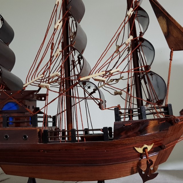 Feng Shui Extreme Good Luck Wooden Junk Boat Ship. For smooth sailing ...