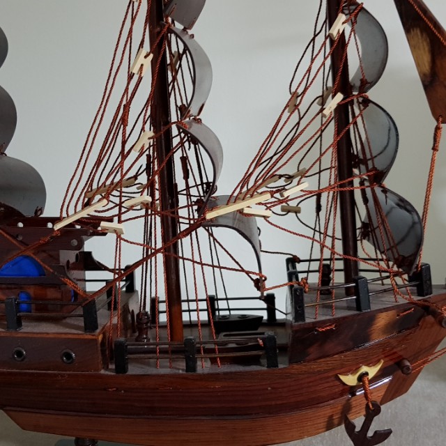 Feng Shui Extreme Good Luck Wooden Junk Boat Ship. For smooth sailing ...