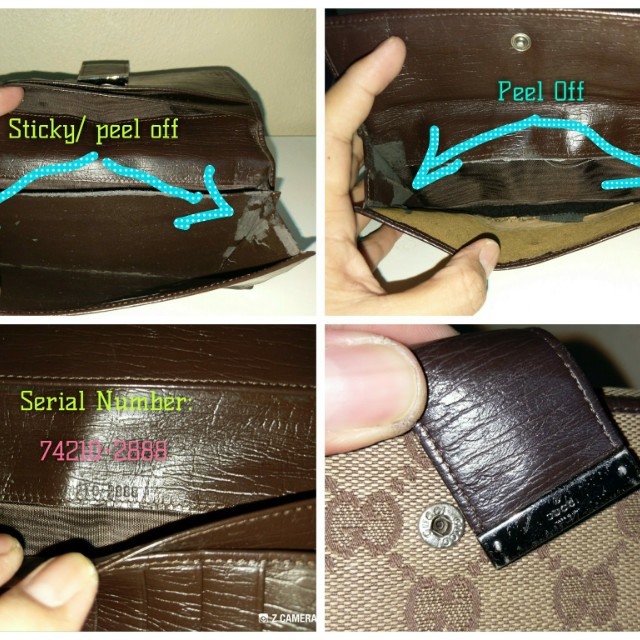 Gucci Wallet (Defect), Luxury, Bags & Wallets on Carousell