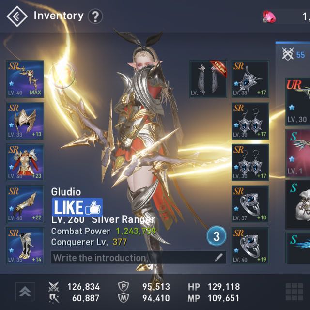 Lineage 2 Revolution Gludio Silver Ranger, Video Gaming, Video Games ...