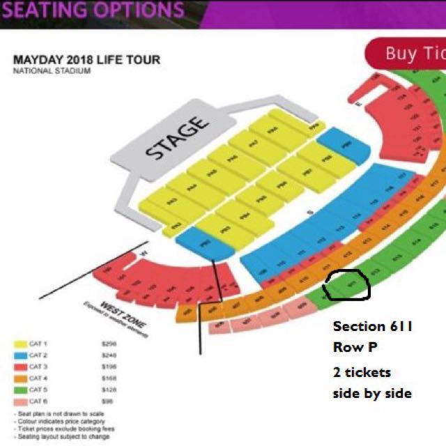 Mayday Singapore 2018, Tickets & Vouchers, Event Tickets on Carousell