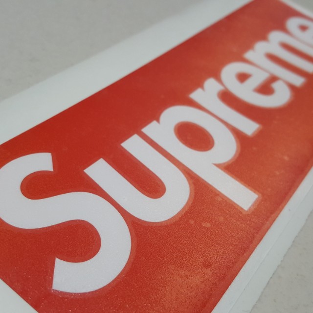 Original Supreme Vinyl Sticker for Vehicles and EScooters 20.4cm by 7cm ...