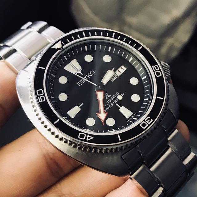 Seiko Turtle Custom Mod, Luxury, Watches on Carousell